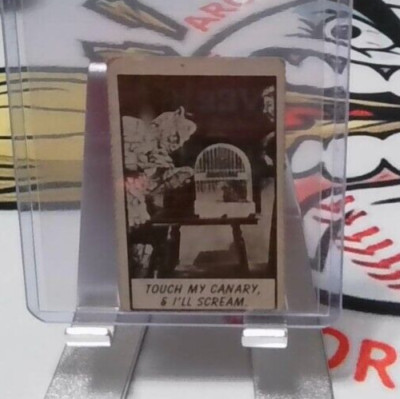 #2698 1963 Topps Monster Midgees Mini-Monster Laffs #85 TOUCH MY CANARY ...