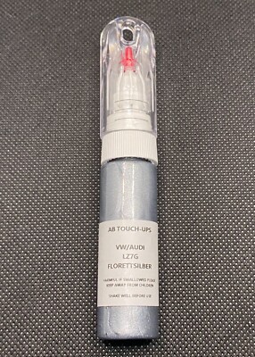 VW/AUDI LZ7G FLORET SILVER PAINT TOUCH UP PEN/BRUSH FOR SCRATCH CHIP ...