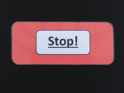 'STOP' help/guidance card Visual Aid, ADHD, Autism, Classroom ...