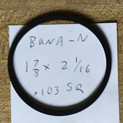 45 NEW McMaster-Carr BUNA-N Rubber O-Rings 0.1 Inch Square 1-7/8 ID 2-1 ...