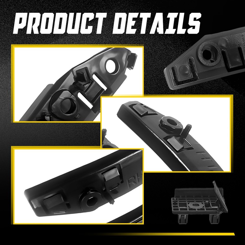 8X Fits 17-20 Tesla Model 3 Sedan 4-Door Front Bumper Retainer Bracket ...