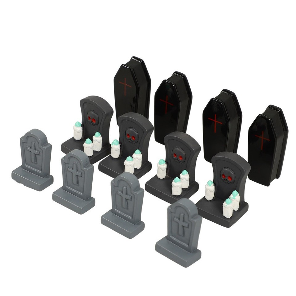 Party Coffin Model Tombstones Props Cemetery Decorations for Grave ...