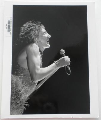 RARE Signed Charles Gatewood ROD STEWART 1973 Photograph 10" x 8 ...