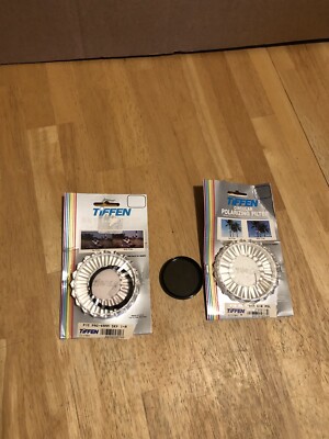LOT OF 2 TIFFEN 49 MM FILTERS, SKY 1-A FILTER & CIRCULAR POLARIZING ...