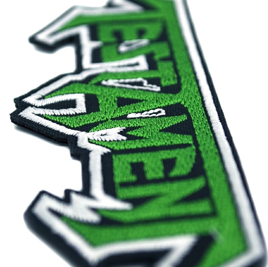 Testament Patch Embroidered Sew On Band Green Logo Thrash Metal Legacy ...