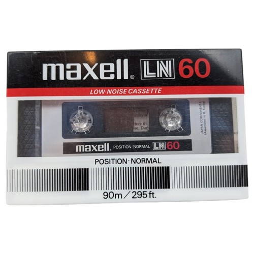 Maxell LN 60 Type I Blank Cassette Tape (1) (Sealed) - NEW SEALED | eBay