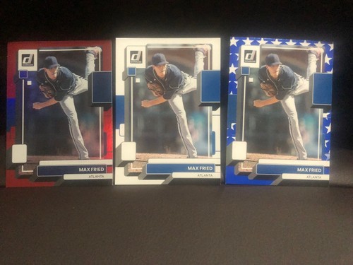 2022 Donruss Red Parallel Max Fried #122 & Independence Day + Base #122 ...