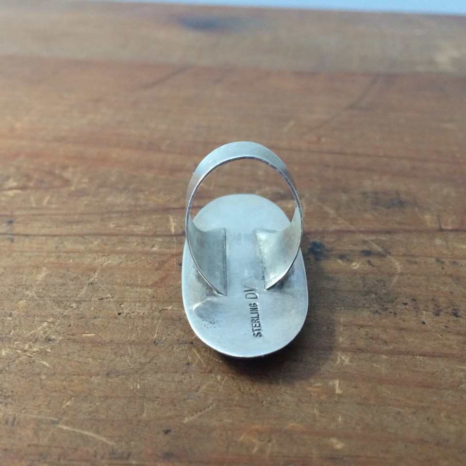 Darrell Victor sterling ring Apache designer modernist size 6 | eBay