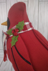 Cardinal Red Bird Christmas Tree Topper Figurine Ornament Nature ...