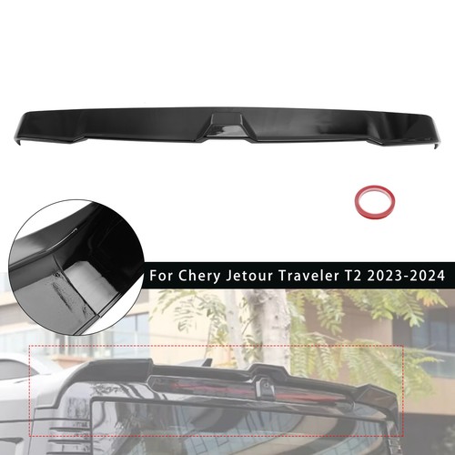 Gloss Black Rear Boat Spoiler Roof For Chery Jetour Traveler T2 2023 ...