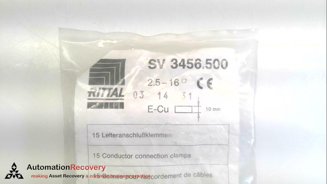 Rittal SV 3456.500 Conductor Connection Clamps SV3456500 Sv3456.500 for ...