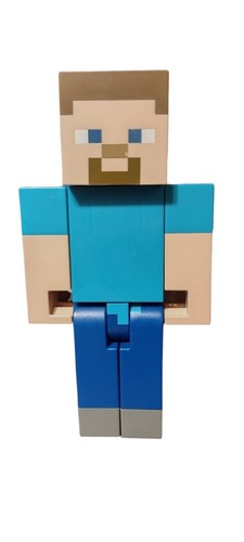 Mattel Mojang Minecraft STEVE 8.5" Posable Action Figure Free Shipping ...