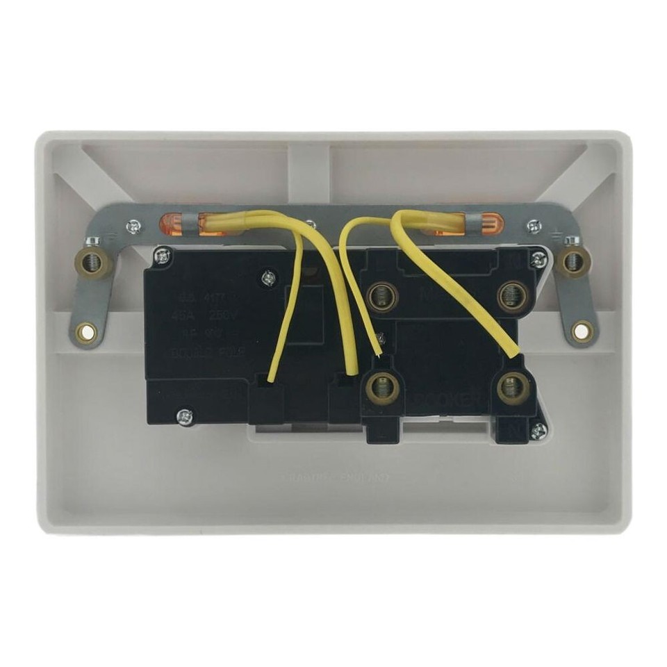 Crabtree 4520/31 Cooker Control Unit with Socket + Neons 45A (LARGER ...