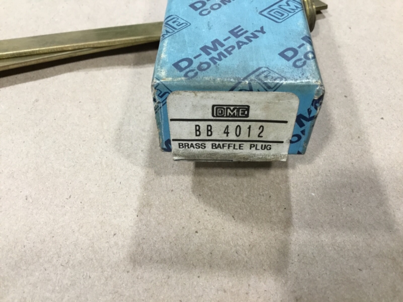 Lot Of 2 D-M-E BB 4012 Brass Baffle Plug DME BB 40-12 #43F36 | eBay