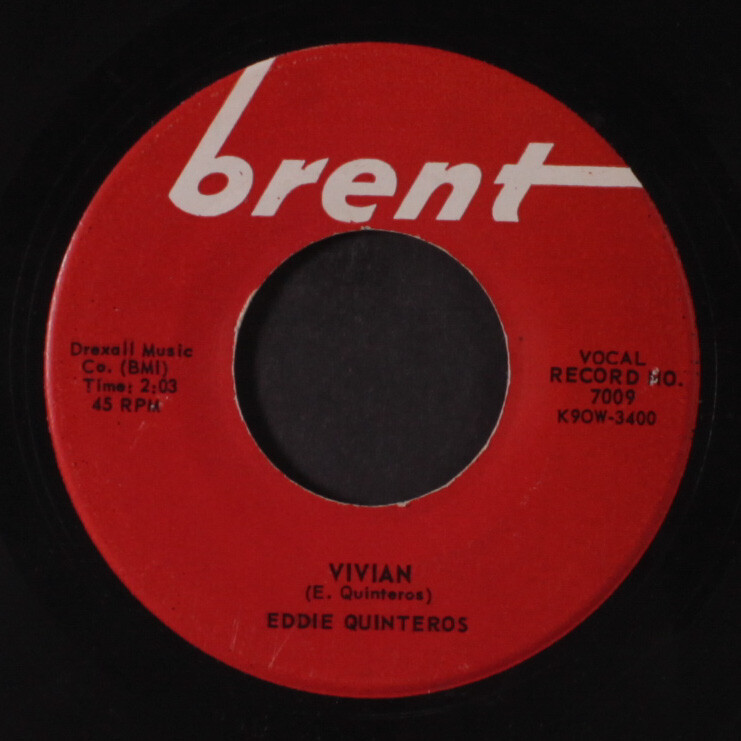 EDDIE QUINTEROS: come dance with me / vivian BRENT 7" Single 45 RPM | eBay