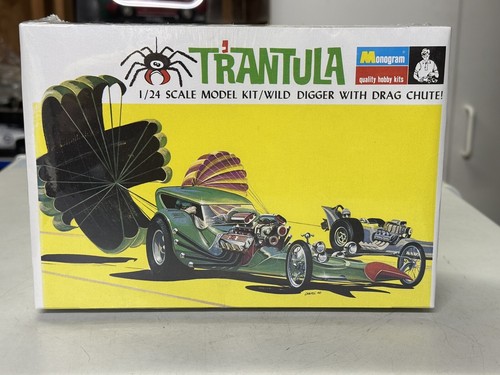 1998 SEALED 1:24 MONOGRAM model car kit Tom Daniel T'RANTULA DRAG COUPE ...