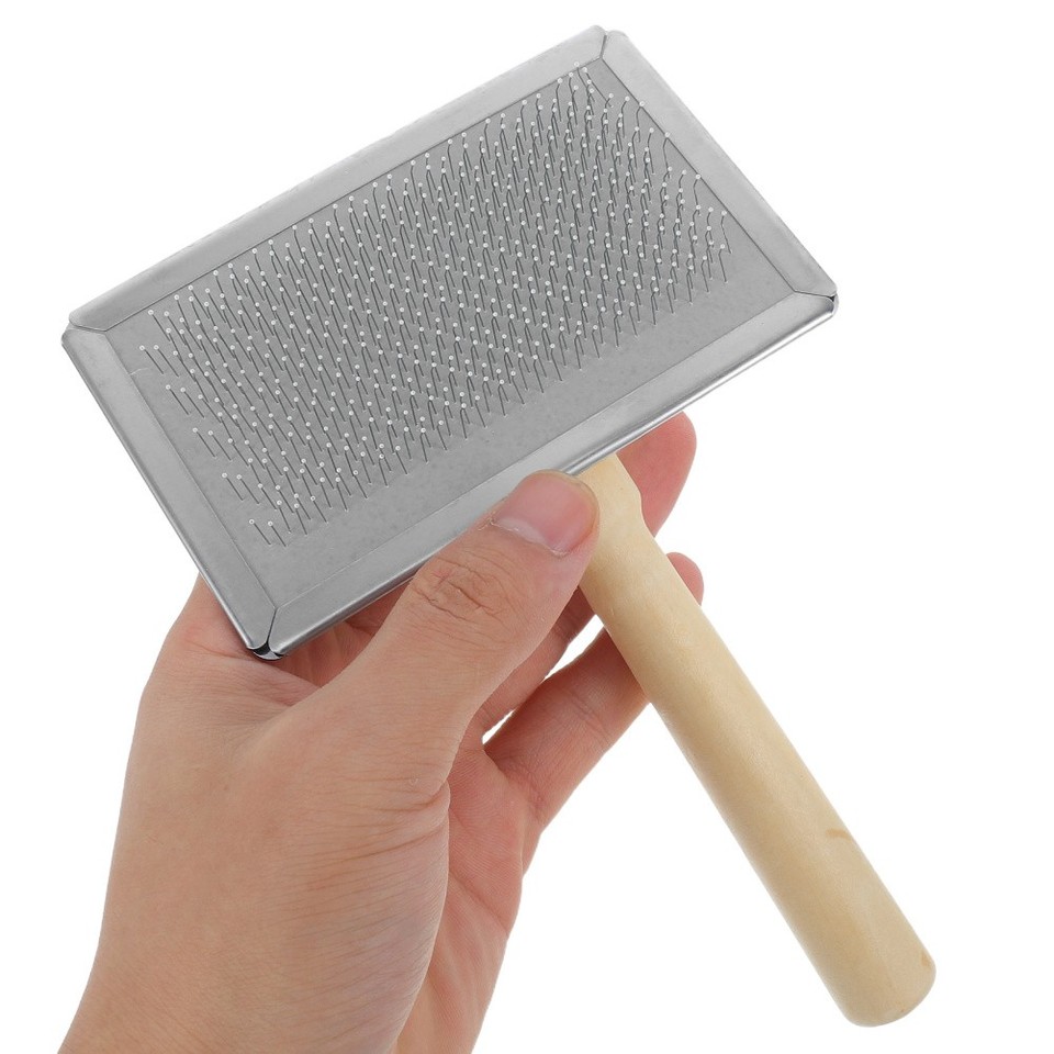Wool Carders Brush: Needle Felting Carder Slicker Brush Tools With Wood ...