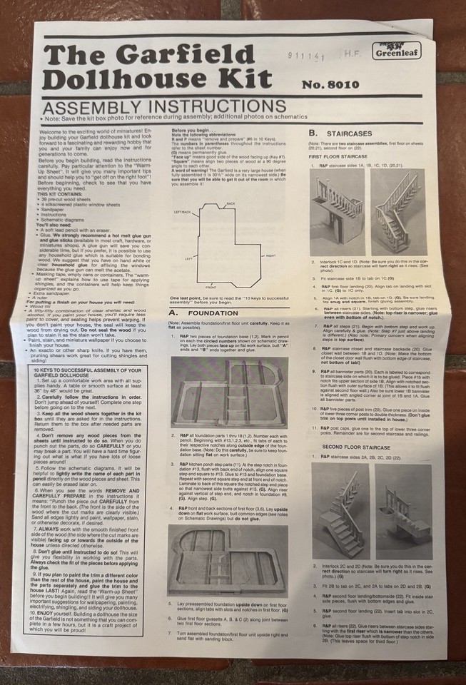 Greenleaf Garfield Victorian Dollhouse Kit – Retired, Never Built ...