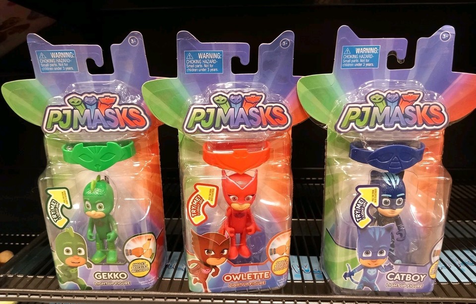 PJ Masks Light Up Figures Catboy,Gekko And Owlette | eBay