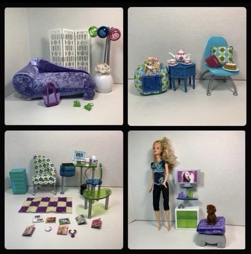 Barbie Fashion Fever ULTIMATE LOFT SPACE Doll Play Set K3690 Bedroom ...