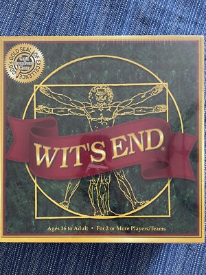 WIT’S END | Board Game | NEW FACTORY SEALED | 16 Yrs + | Game Night! | eBay