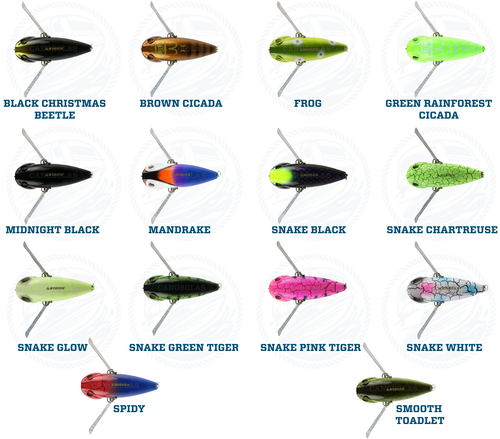 Brand New - Atomic Hardz Slappa 90 Cicada 90mm 28.1g Fishing Lure ...