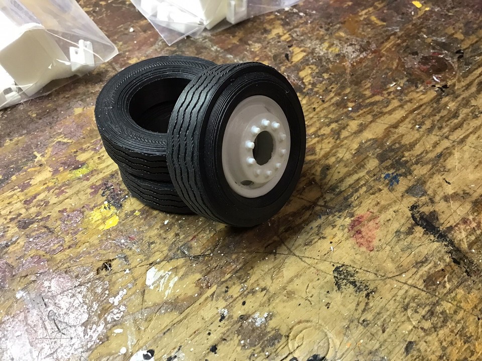 1/24 Scale Model Semi Truck Custom Bud Style Wheel kit | eBay