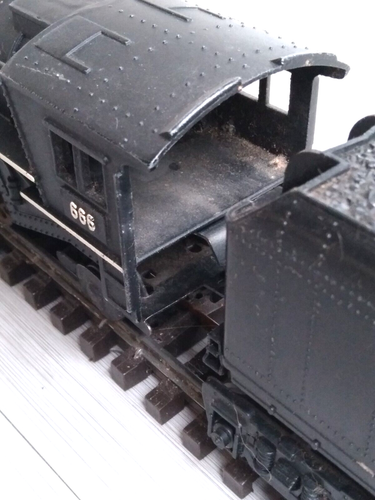 vintage MARX 666 Cast Metal Steam Engine with Allstate Tender- Works ...