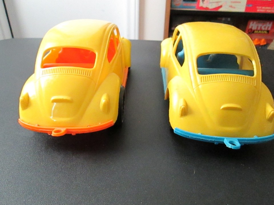 Volkswagen Toy Plastic Vintage Amloid Beetles {2} vg | eBay