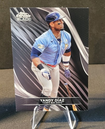 2024 Topps CHROME BLACK YANDY DIAZ TAMPA BAY RAYS #77 | eBay