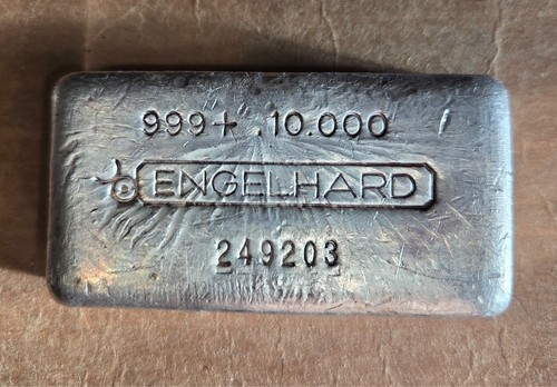 10 oz Engelhard Bull Logo Pour bar | eBay