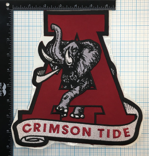 1973-98 ALABAMA CRIMSON TIDE NCAA COLLEGE VINTAGE LARGE 9" TEAM LOGO ...