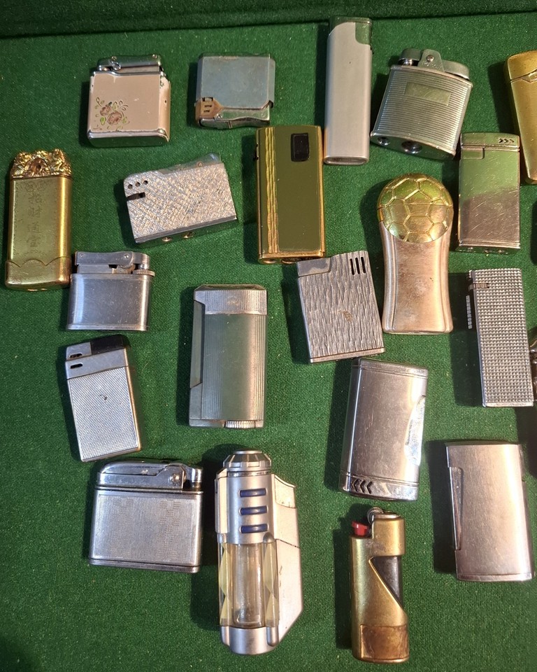Huge job lot of 32 mixed pocket lighters not working sold for repair ...