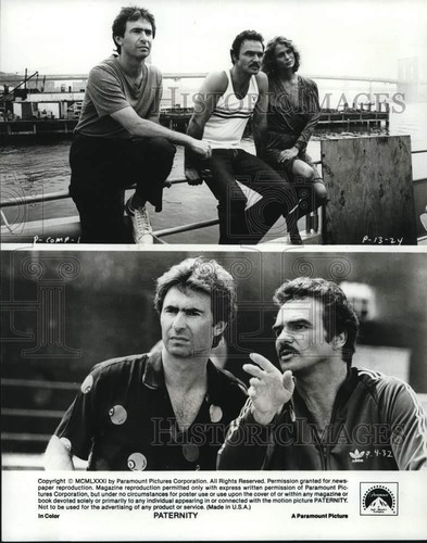 1981 Press Photo Director David Steinberg, Burt Reynolds & cast in "Paternity" | eBay