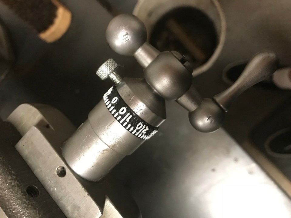 Southbend Lathe cross slide small micro-feed dial/ graduated collar nut ...