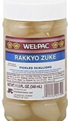 Wel Pac Rakkyo Zuke Pickled Scallions 11.5 Oz (pack of 6) | eBay