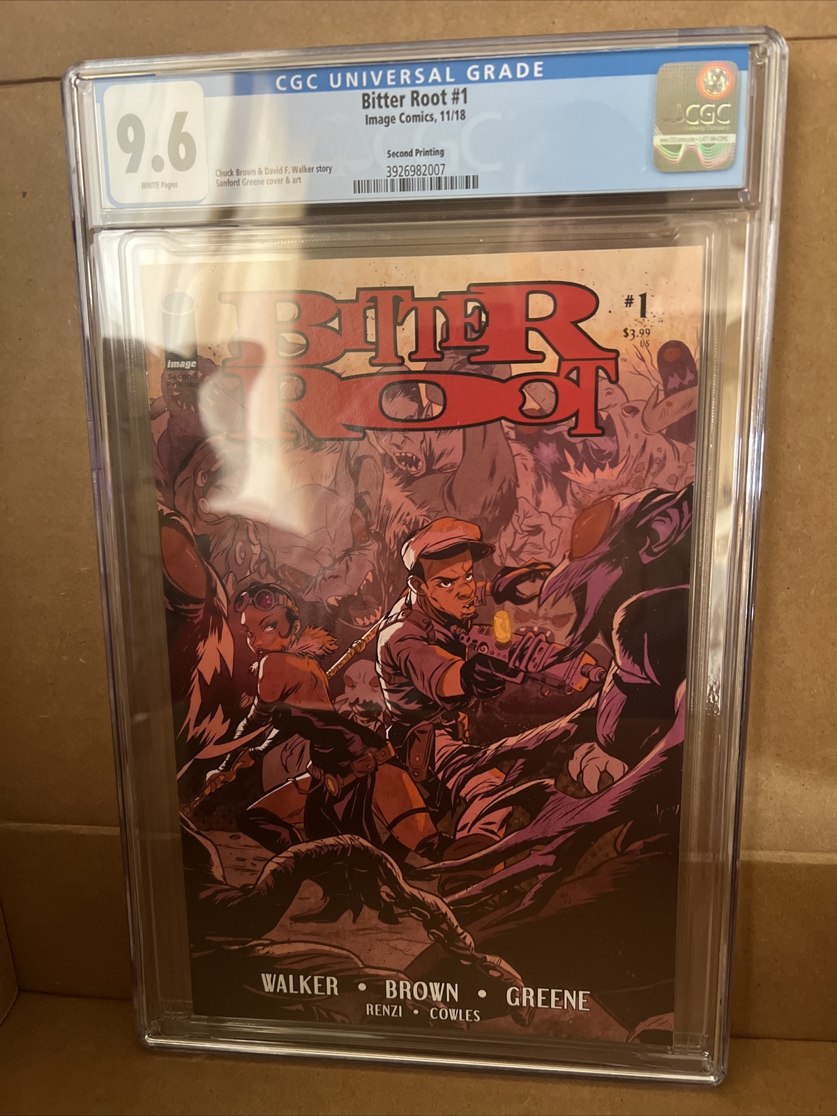 Bitter Root #1 2nd ptg CGC 9.8 Image Comics Optioned! LOW PRINT VERY ...