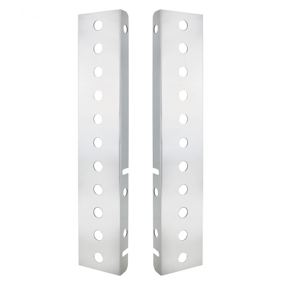 Peterbilt Air Cleaner Bracket Dual Mini Lights & Bezels - Amber LED ...