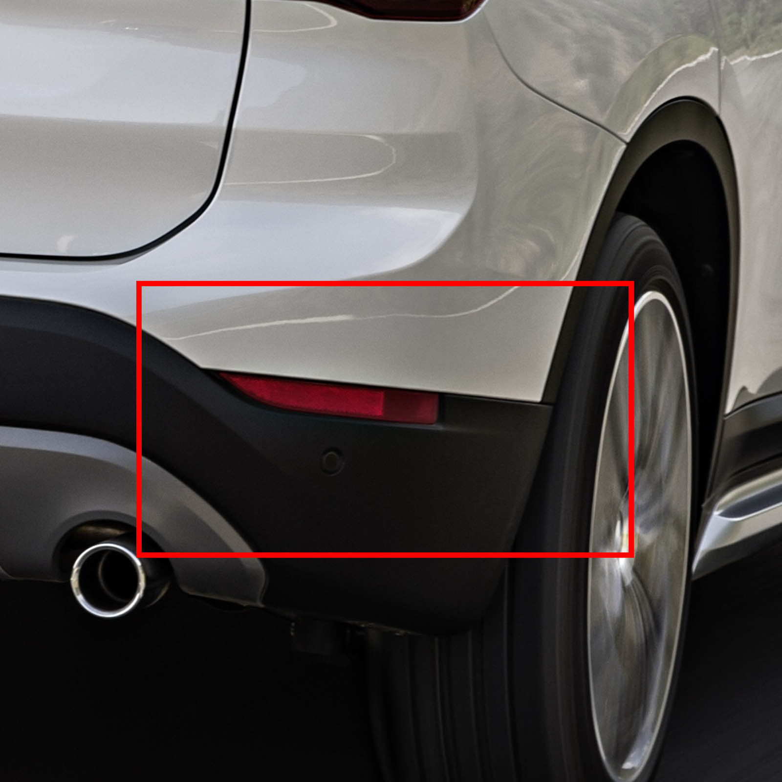 *Right Rear Bumper Reflector Strong Retroreflection Waterproof For X1 ...