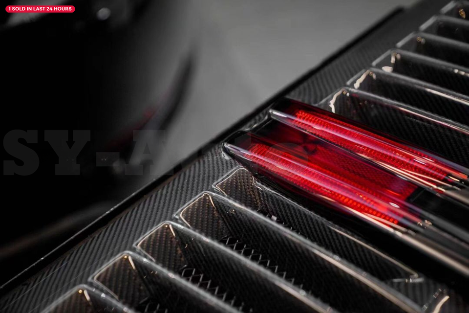 For Porsche 911 991.1 991.2 Upgrade 992 Carbon Engine Decklid Radiator ...