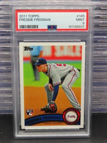 2011 Topps Freddie Freeman Rookie Card #145 PSA 9 Braves | eBay