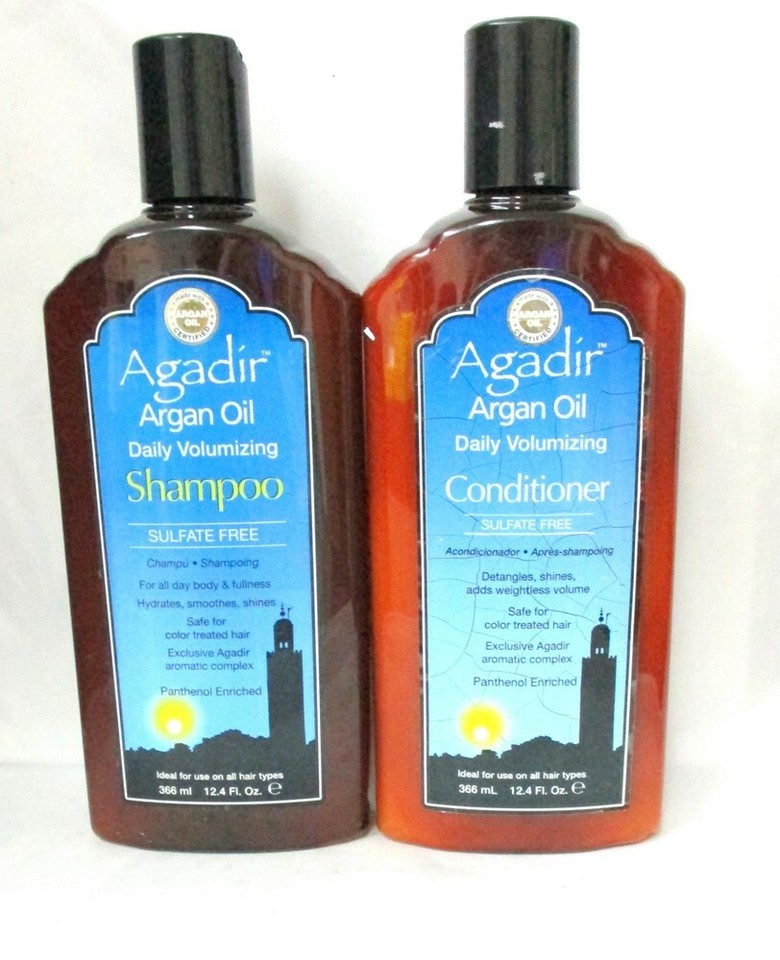 Agadir Argan Oil Daily Volumizing Shampoo and Conditioner Duo 12.4 Oz ...