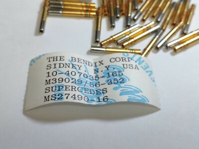 THE BENDIX M39029/56-352 CONTACT 10-407035-165 MIL SPEC CONNECTORS | eBay