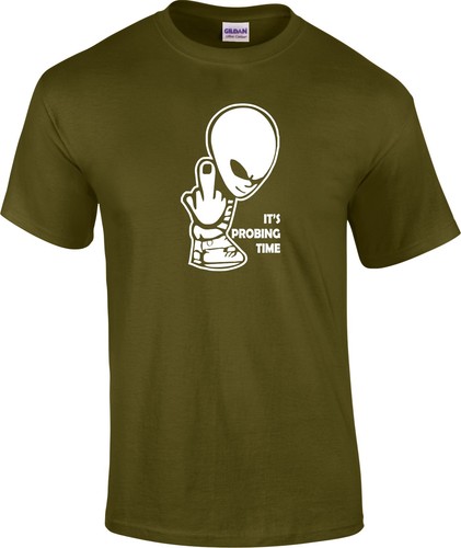 Up Yours It's Probing Time Alien Abduction Paul Cheeky Rude Funny Gift ...