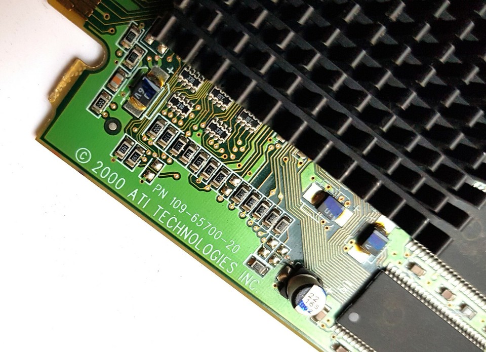 AGP vintage videocard ATI Rage 128 Pro 32MB VGA + ATI PC sticker | eBay