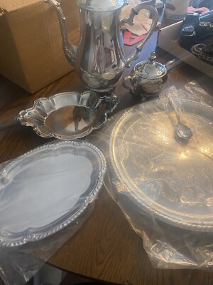 Vintage I S Co. Silverplate Tea/ Coffee Set International Silver Co. | eBay