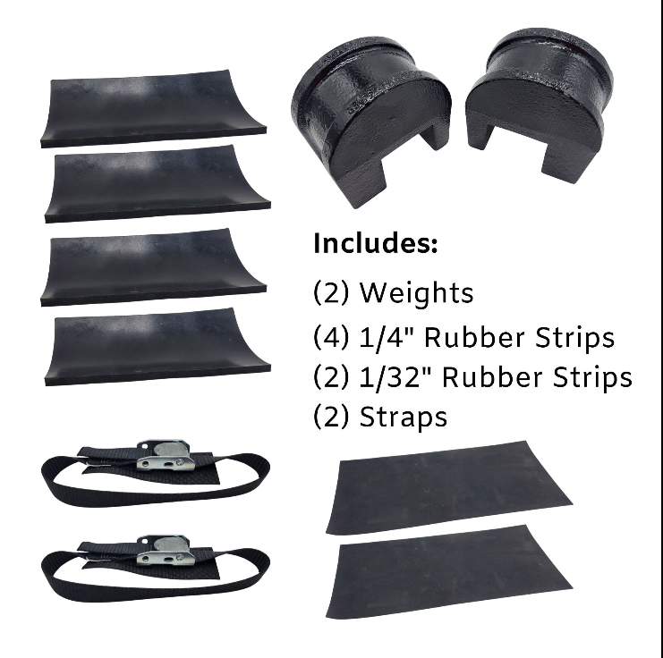 Lawn Mower Weight Kit Deck Weights for Z-Turns, Walk-Behinds & Stand-On ...