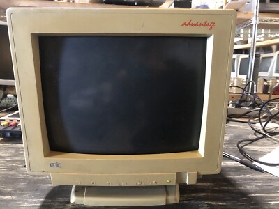 VINTAGE GTC ADVANTAGE 14" CRT MONITOR | eBay