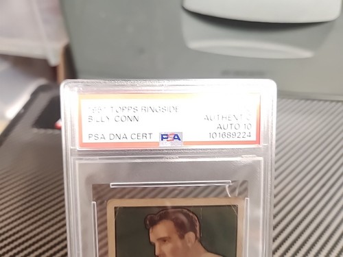 BILLY CONN 1951 TOPPS RINGSIDE BOXING #12 AUTO PSA 10 VINTAGE SIGNED 🥊 ...