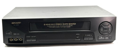 Sharp VCR VC-H993 • 4 Head Hi-Fi Stereo VHS Recorder TESTED No Remote ...